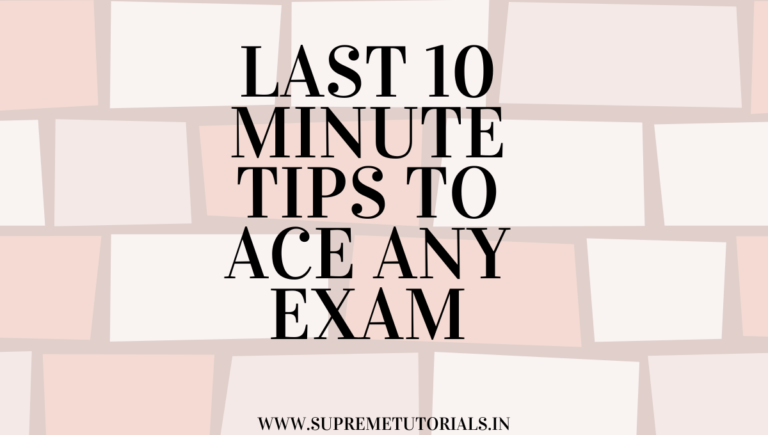 EXAMS Archives - Supreme Tutorials